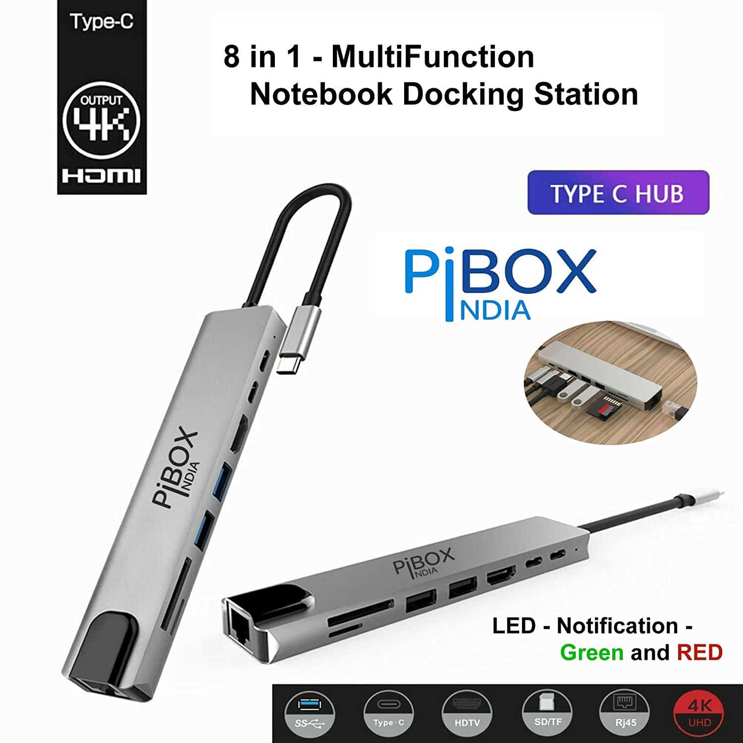 PiBOX India - 3.5mm Aux Audio Cable Male - Male Plug - 3.5mm Male- 1 ...